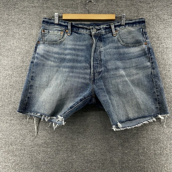 Levi's | Shorts | Levis 5 93 Jean Shorts Men 36x7 Denim Casual Cut Off ...